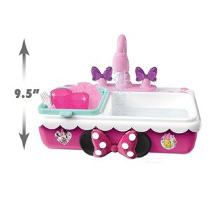 Minnie's Happy Helpers Magic Sink Set, Pretend Play Working Sink, Officially Licensed Kids Toys for Ages 3 Up by Just Play