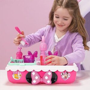 Minnie's Happy Helpers Magic Sink Set, Pretend Play Working Sink, Officially Licensed Kids Toys for Ages 3 Up by Just Play