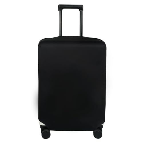 Explore Land Travel Luggage Cover Suitcase Protector Fits 18-32 Inch Luggage (Black, L(27-30 inch Luggage))