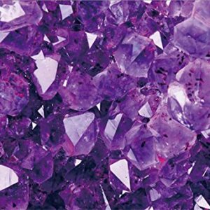 CSFOTO Polyester 7x5ft Crystal Backdrop Bright Violet Texture Amethyst Backdrop Crystal Quartz Jewellery Sparkle Brilliance Ornament Gemstone Background for Photography