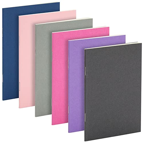 24 Pack Mini Paper Notebooks for Kids, Bulk Pocket Notepads with 48 Lined Pages for Journaling, Writing, Composition, School Supplies (6 Colors, 3.5 x 5 in)