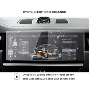 R RUIYA 2019 2020 2021 2022 Porsche Cayenne 12.3Inch Display Navigation Screen Protector, HD Clear TEMPERED GLASS Screen Guard Shield Scratch-Resistant Ultra HD Extreme Clarity