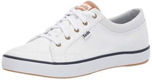 keds women's center sneaker, white/grey, 9