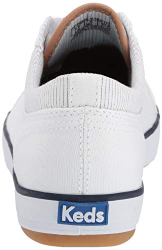 Keds Women's Center Sneaker, White/Grey, 9