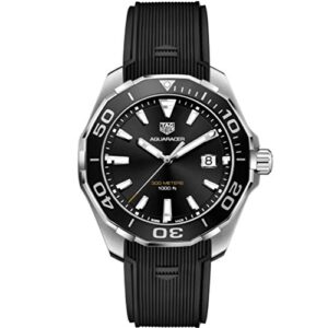 tag heuer aquaracer black sunray dial mens watch way101a.ft6141