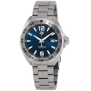 tag heuer formula 1 blue dial stainless steel men's watch waz1118.ba0875