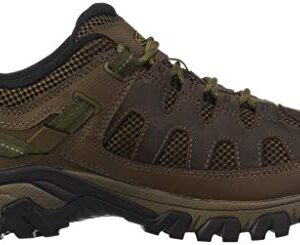 KEEN Men's Targhee Vent Low Height Breathable Hiking Shoes, Cuban/Antique Bronze, 10.5