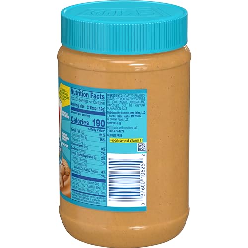 SKIPPY Creamy Peanut Butter, 40 Ounce Twin Pack,2.5 Pound (Pack of 2)