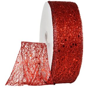 morex ribbon olympus ribbon, 1-1/2" x 50 yd, red