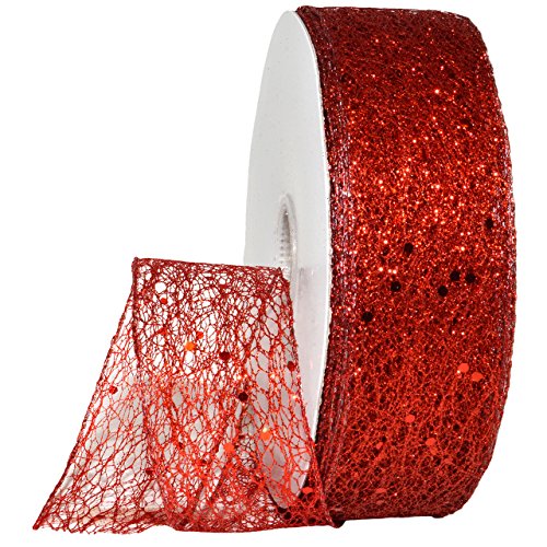 Morex Ribbon Olympus Ribbon, 1-1/2" x 50 yd, Red