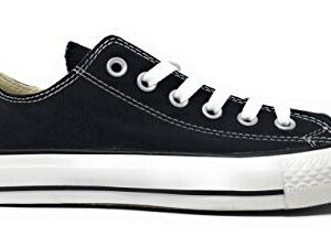 Converse M9166- Chuck Taylor All Star Unisex Ox Low Top Black Sneakers, 9 Women/7 Men