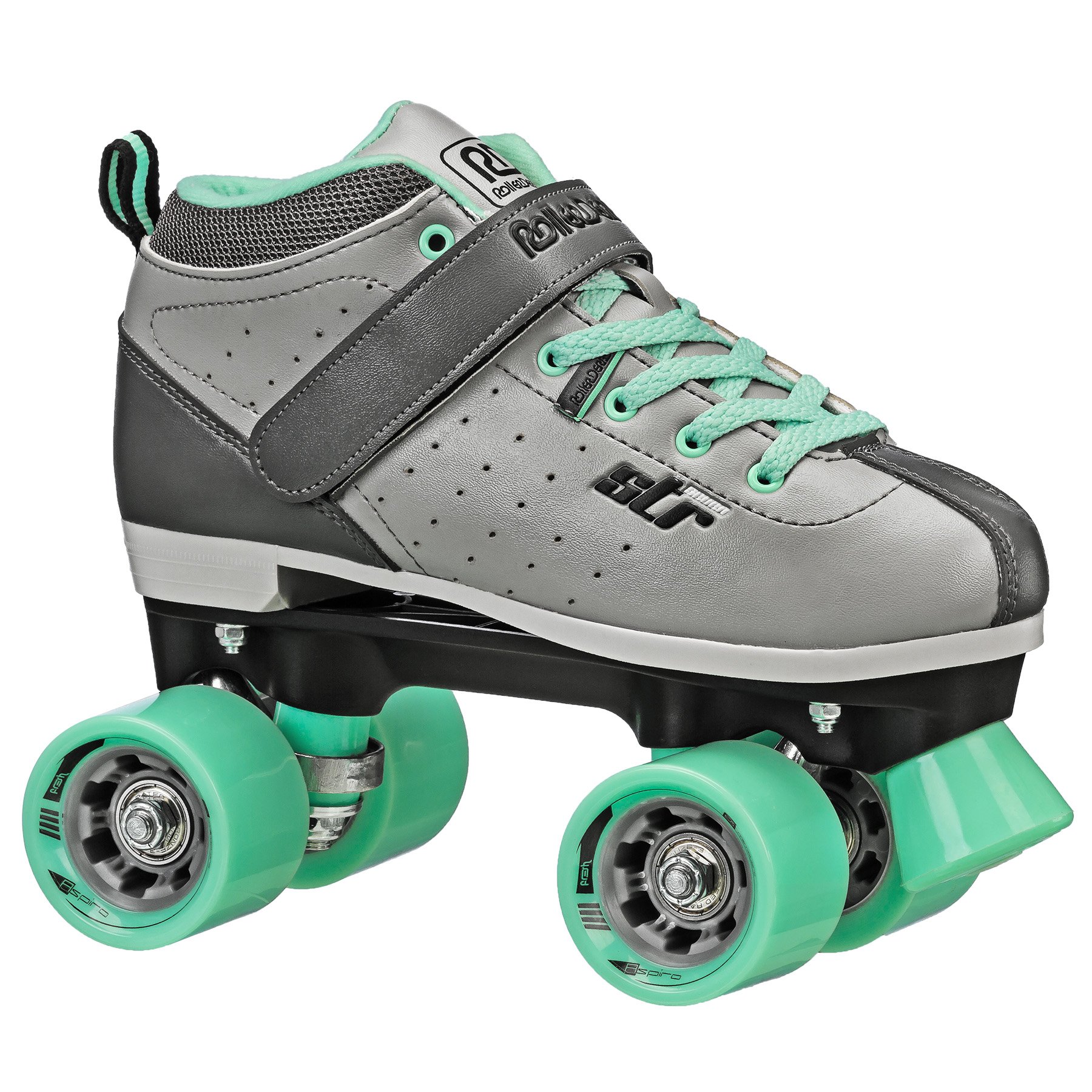 Roller Derby Str Seven Women's Roller Skate, Grey/Mint, 8