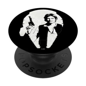 star wars han solo inside falcon popsockets standard popgrip