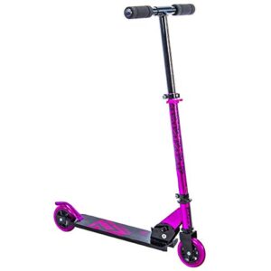 huffy prizm kids metaloid 100mm scooter, pink, one size