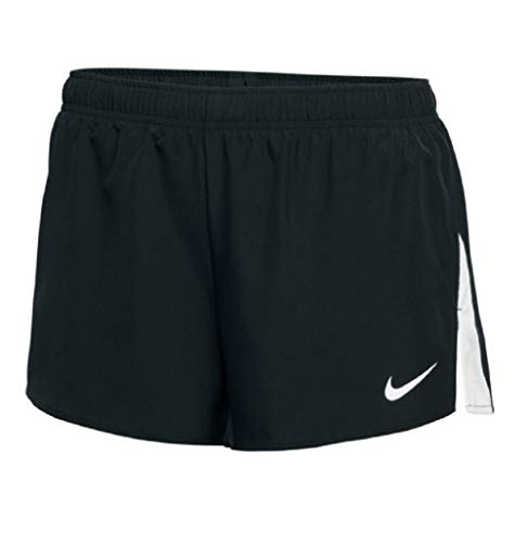 Nike Women's 3'' Dry City Core Running Shorts (X-Large, Black/Black/White)