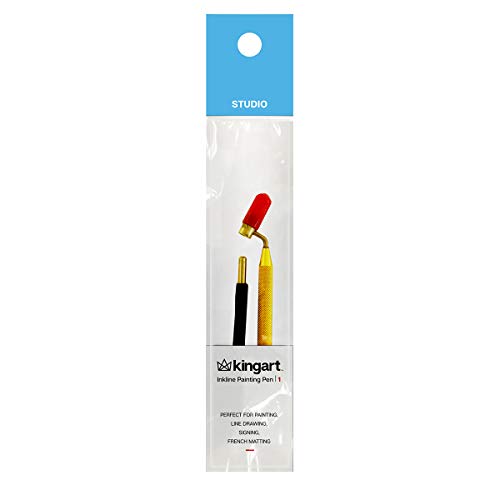 KINGART Fine Line Painting Pen .5mm, Fluid Writer Paint Applicator Pen, Precision Touch Up Paint, Perfect for Rock Chips & Scratch Repair