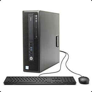 hp business desktop prodesk 600 g2 desktop computer - intel core i5 (6th gen) i5-6500 3.20 ghz - 8 gb ddr4 sdram - 256 gb ssd (renewed)