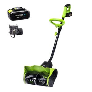 earthwise power tools by alm 20-volt 12-inch cordless electric snow thrower