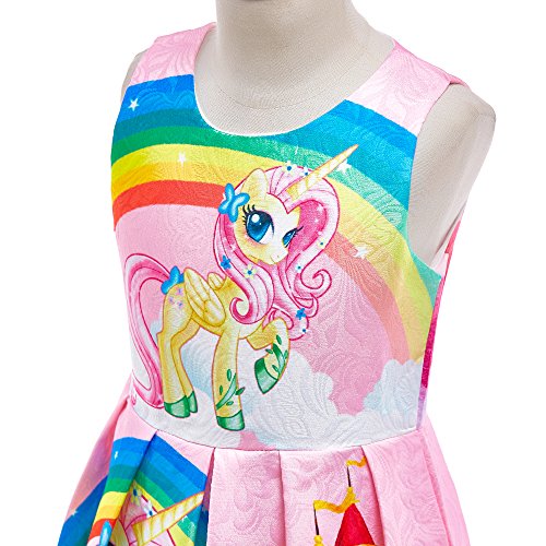 Dressy Daisy Girls Unicorn Pony Birthday Party Fancy Dress Up Clothes Costume Size 8 Pink 127