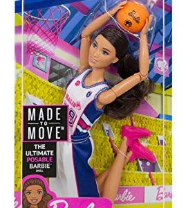 Barbie️ Made to Move️ Basketball Player Doll