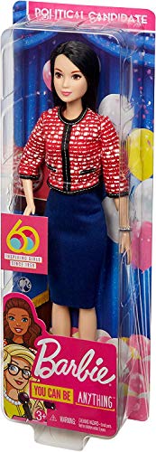 Barbie Political Candidate Doll, Tall Black-Haired Doll for 3 to 7 Year Olds​​​