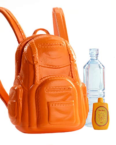 Barbie Ken Doll & 5 Travel-Themed Accessories, Includes Backpack that Opens & Closes, Fashion Doll with Dark Brown Hair