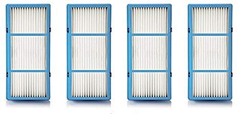 Nispira True HEPA Air Filter Replacement Compatible with Holmes Air Purifier AER1 HAPF30AT - 1.2” x 10” x 4.6” (4 HEPA Filters)