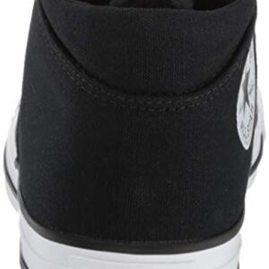 Converse Women's Chuck Taylor All Star Madison Mid Top Sneaker, Black/Black/White, 8.5 M US