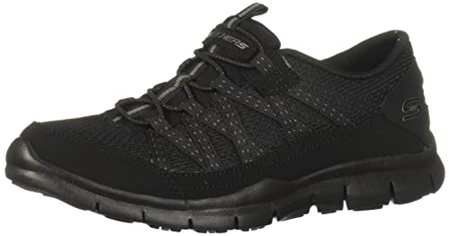 Skechers Women's Gratis-Strolling Sneaker, BBK, 9 M US