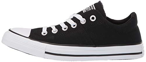 Converse Women's Chuck Taylor All Star Madison Low Top Sneaker, Black/White/Black, 8.5 M US