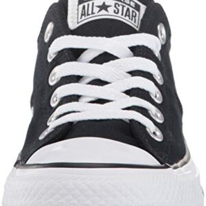 Converse Women's Chuck Taylor All Star Madison Low Top Sneaker, Black/White/Black, 8.5 M US