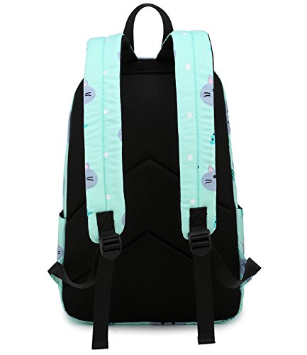 Abshoo Cute Lightweight Cat Backpacks Girls School Bags Kids Bookbags (Cat Blue)