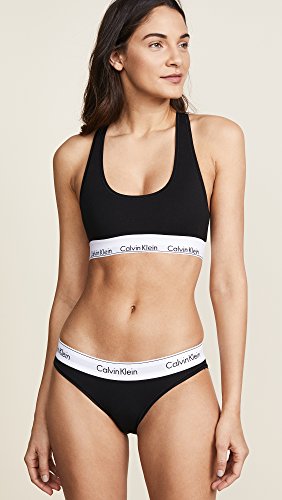 Calvin Klein Underwear Women's Modern Cotton Bikini Briefs, Black, M