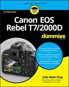 canon eos rebel t7/2000d for dummies