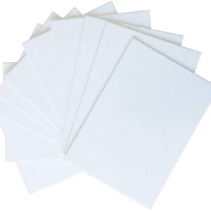 Studio 500, Pack of 10 11x14 Blue Picture Mat Set with White Core Bevel Cut for 8x10 Picture Matte Set + Backing Board + Clear Plastic Bags (Pack of 10 Blue 11x14 Complete Set)