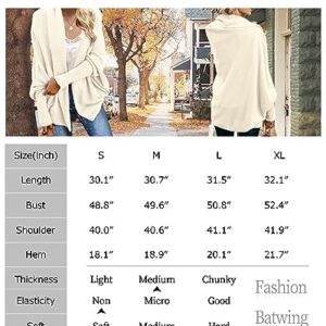 Mafulus Women's Cardigan Sweaters Oversized Chunky Knit Kimono Slouchy Wrap Batwing Open Front Outwear Coat Khaki