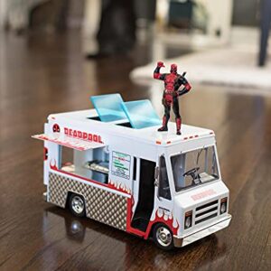 Marvel Deadpool & Taco Truck Die-cast Car, 1:24 Scale Vehicle, 2.75Collectible Figurine