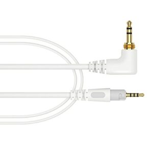 pioneer dj straight cable for hdj-s7 headphones. 63-inch, white (hc-ca0702-w)