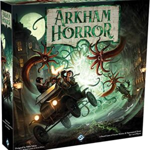 Arkham Horror 3rd Edition , Mystery /Strategy Game | Cooperative Board Game for Adults and Family| Ages 14+ | 1-6 Players | Average Playtime 2-3 Hours | Made by Fantasy Flight Games