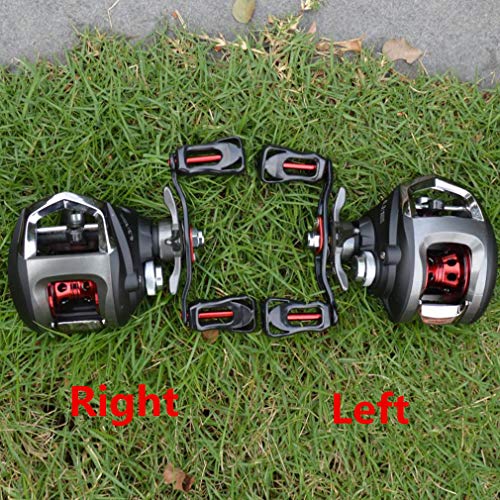 Diwa Baitcasting Fishing Reels Saltwater Freshwater Spincasting Reels Carbon Fiber Drag 18 LBS 12 + 1 Shielded Stainless Steel Ball Bearings Baitcasters Spool Sport Baitcast Reel