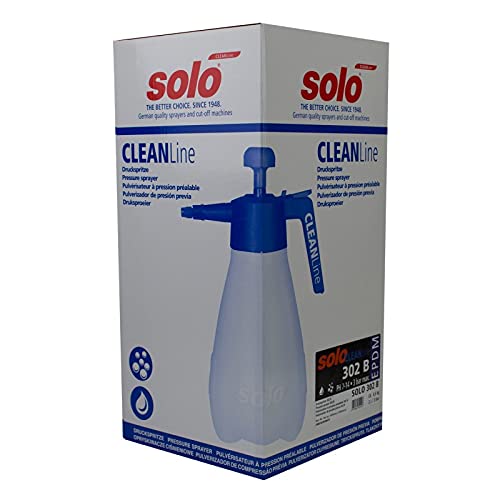 SOLO 302-B 2-Liter CLEANLine One-Hand Sprayer W/EPDM Seals (PH 7-14) and O-Rings