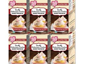 xo baking gourmet vanilla buttercream frosting mix - gluten-free non-gmo vanilla frosting