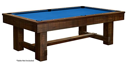 Granito Basalt Cloth - 18 Color Variations - for 7, 8, 8.5, 9, 10 Foot Tables (Tournament Blue, 8' Std Precut - Inside Table Dimensions 44" x 88')