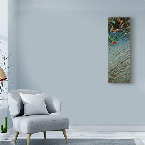 Trademark Fine Art, 8x24-Inch Blue Ripples by Michael Jackson