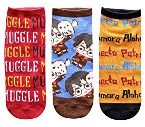 Hyp Harry Potter Hedwig Muggle Spells Juniors/Womens 5 Pack Ankle Socks Size 4-10