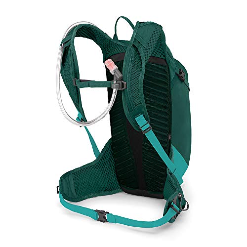 Osprey Salida 12L Women's Biking Backpack with Hydraulics Reservoir, Teal Glass, One Size