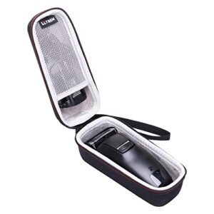 shaver case - ltgem eva hard travel case for men electric shaver within size 7' l-3' w-2.6' h inches - travel protective carrying storage bag (sale case only)