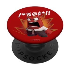 disney pixar inside out anger curse word popsockets standard popgrip