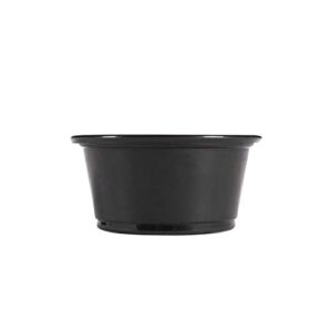 karat fp-p200-ppb 2 oz. pp portion cups - black (case of 2500)