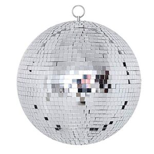 nulink 8" disco light mirror ball with hanging ring